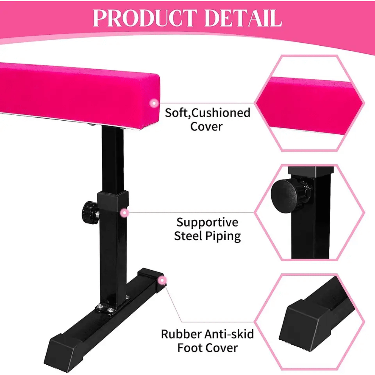 Gymnastics 8-Foot Balance Beam | Gymgear Equipment Limited | Gymgear.ie